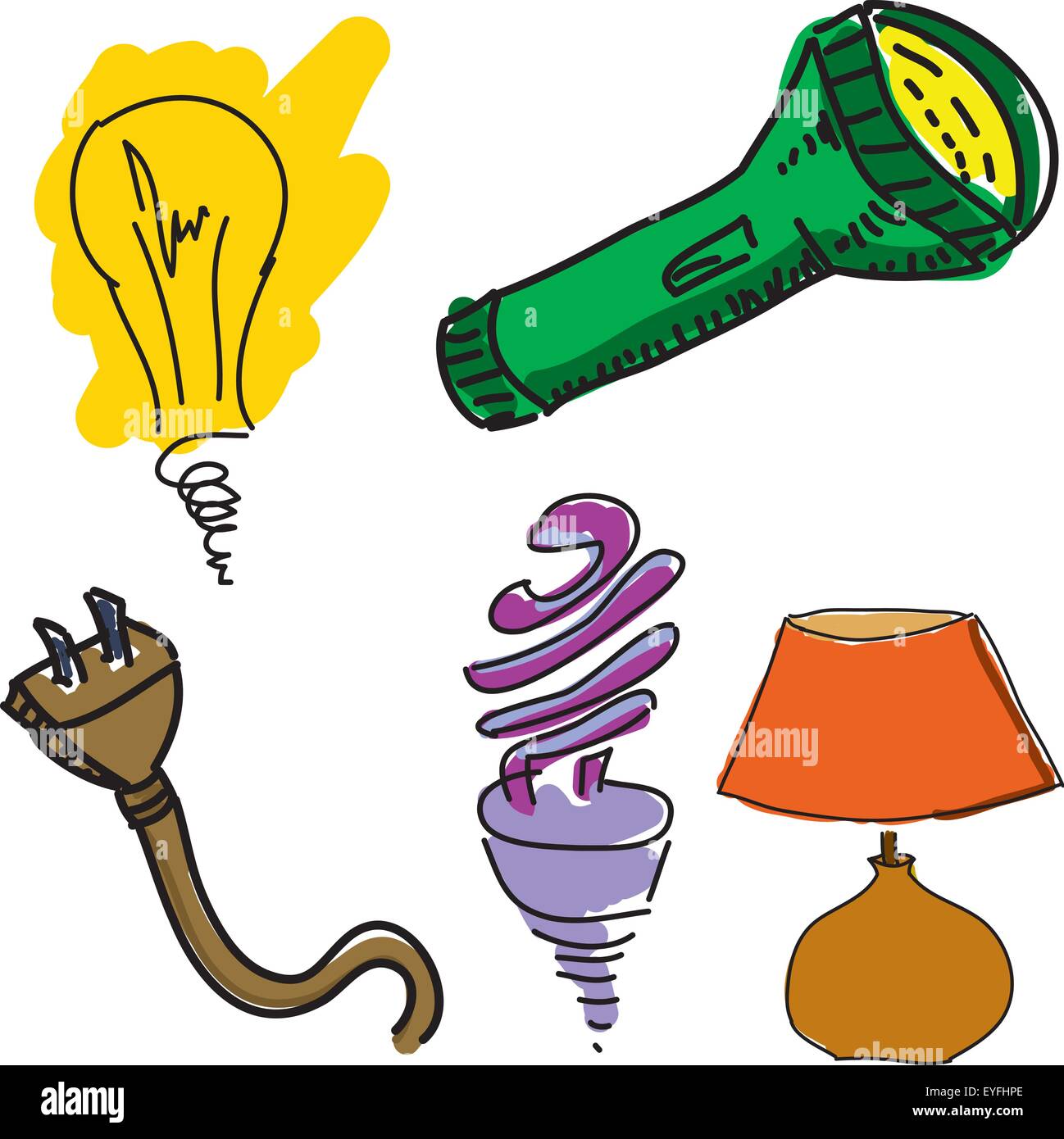 Drawn light equipment Stock Vector Image & Art - Alamy