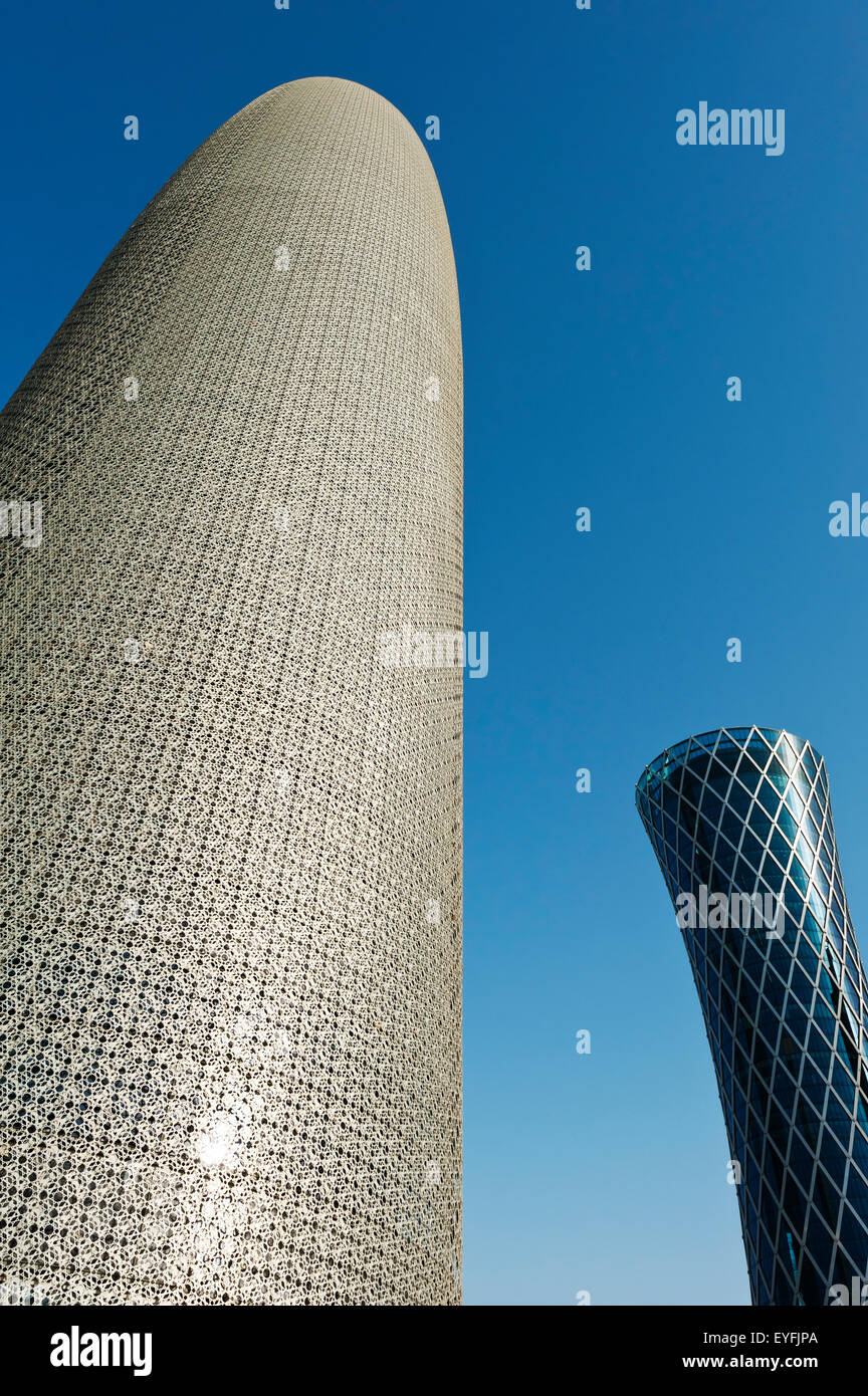 New office buildings; Doha, Qatar Stock Photo - Alamy