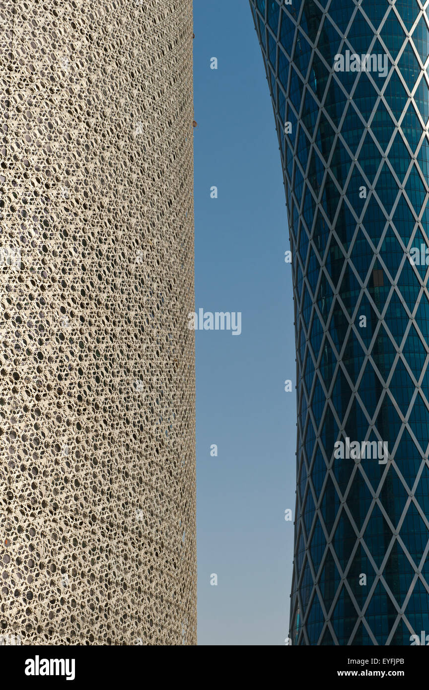 New office buildings; Doha, Qatar Stock Photo - Alamy
