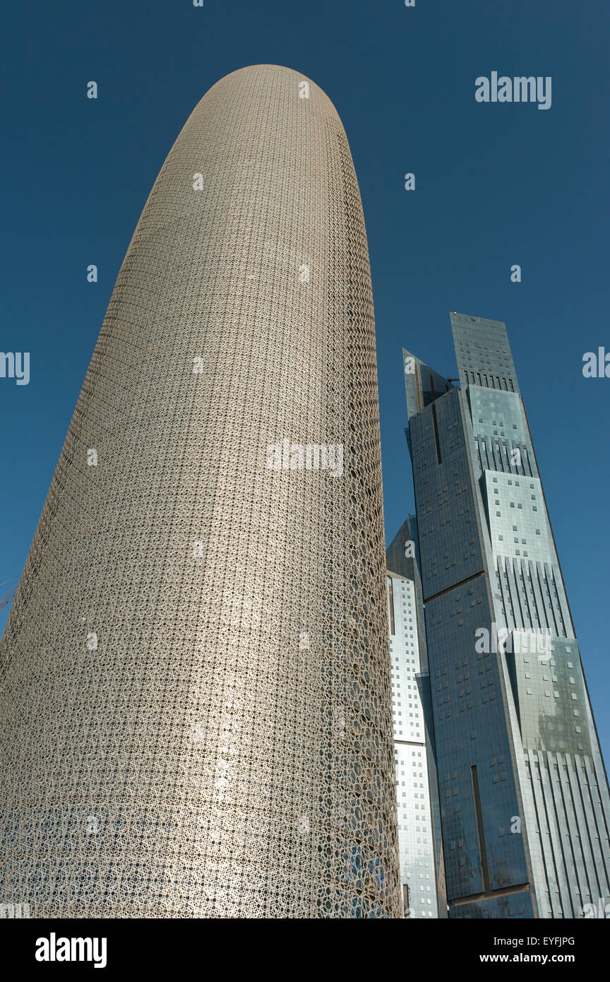 New office buildings; Doha, Qatar Stock Photo - Alamy