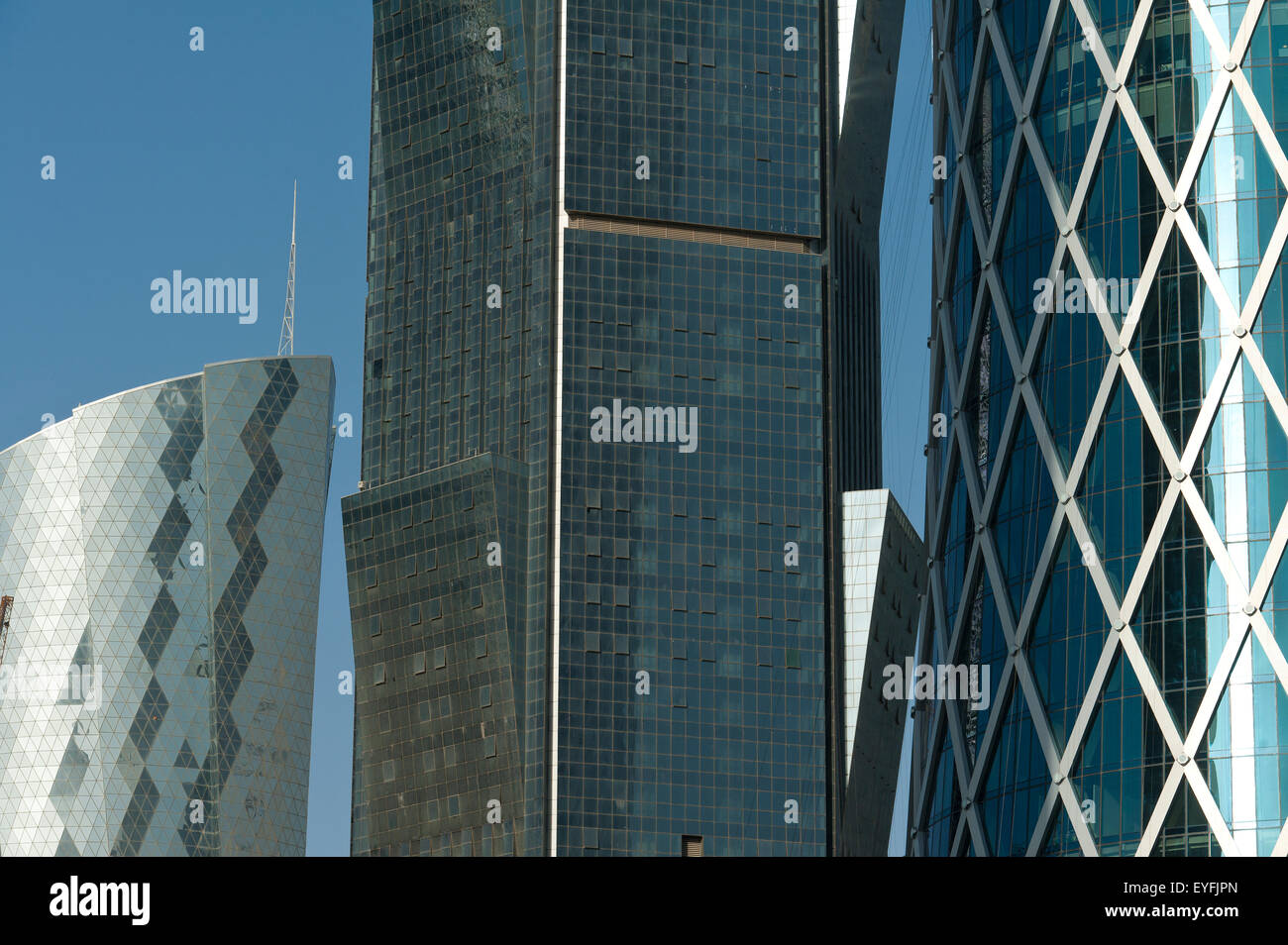 New office buildings, Doha, Qatar Stock Photo - Alamy