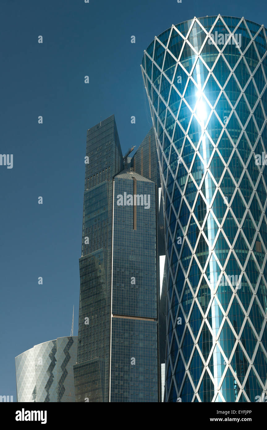 New office buildings, Doha, Qatar Stock Photo - Alamy