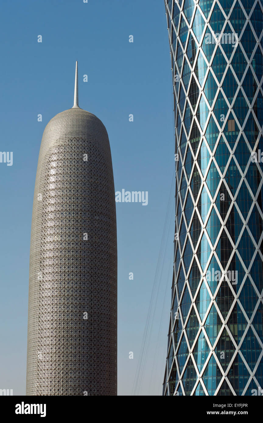 New office buildings; Doha, Qatar Stock Photo - Alamy