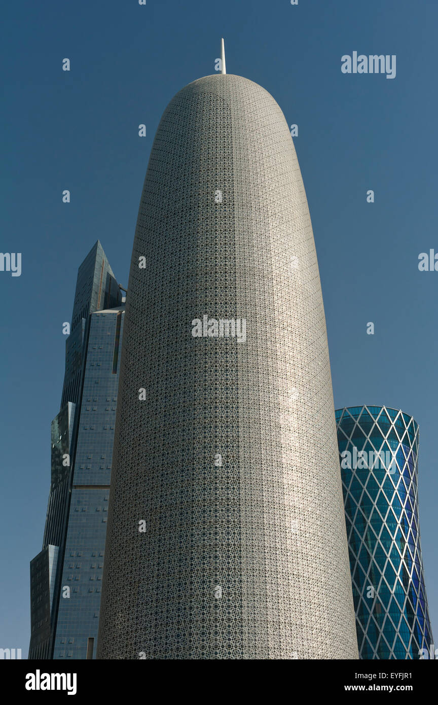 New office buildings; Doha, Qatar Stock Photo - Alamy
