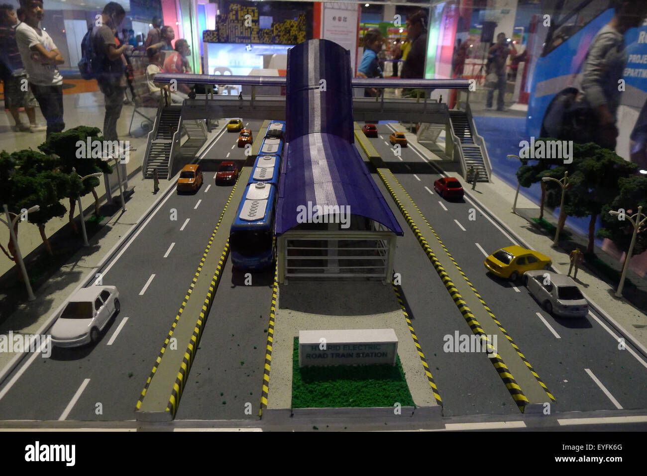 Pasay City, Philippines. 26th July, 2015. A miniature replica of a ...