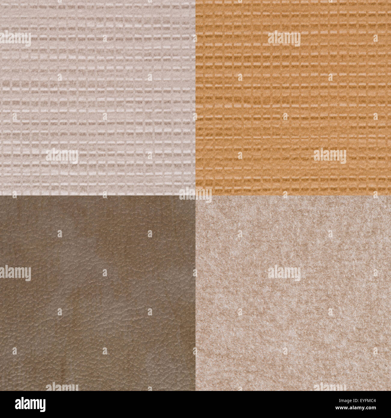 Set of brown vinyl samples, texture background Stock Photo - Alamy