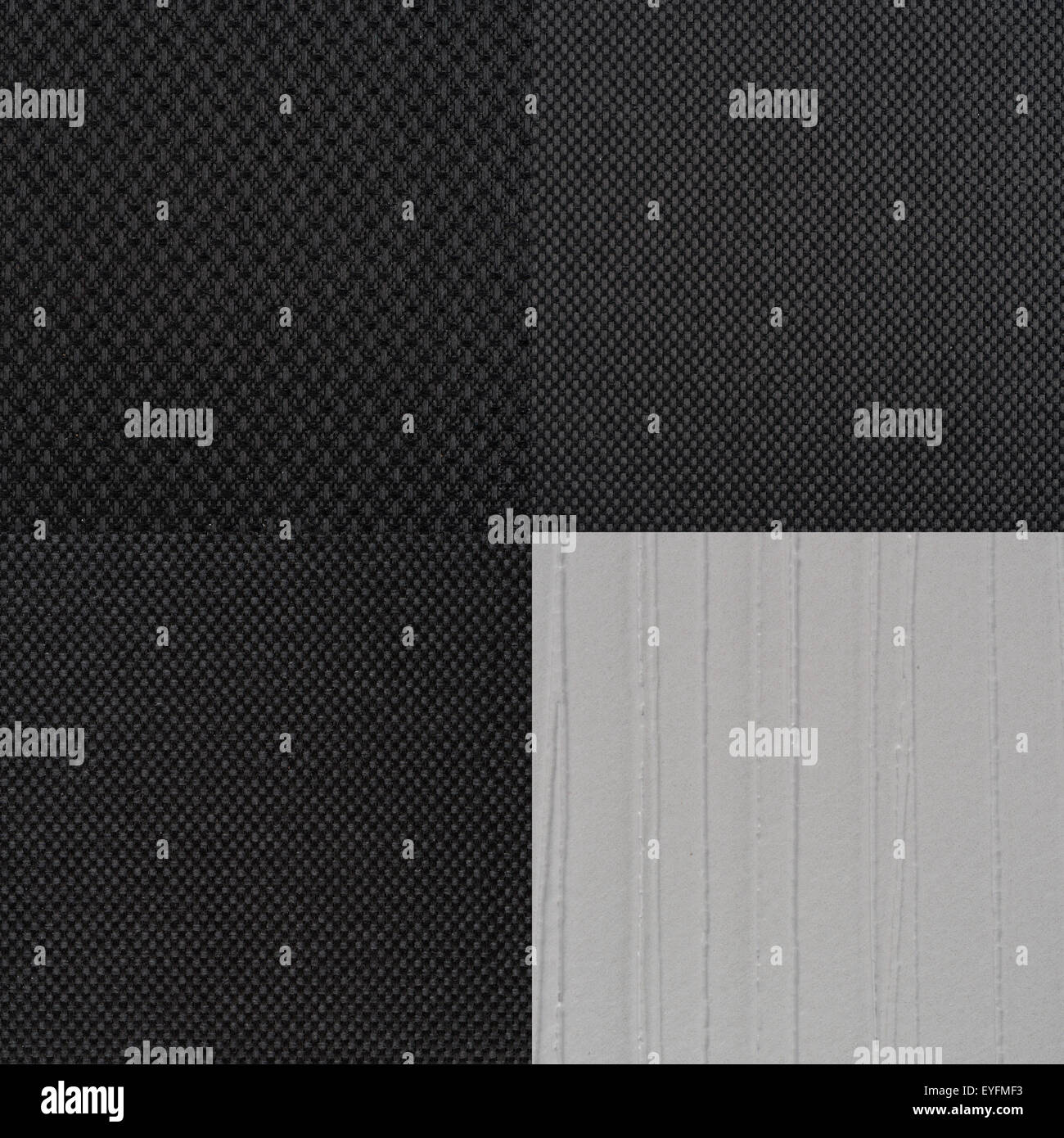 Set of grey vinyl samples, texture background Stock Photo - Alamy