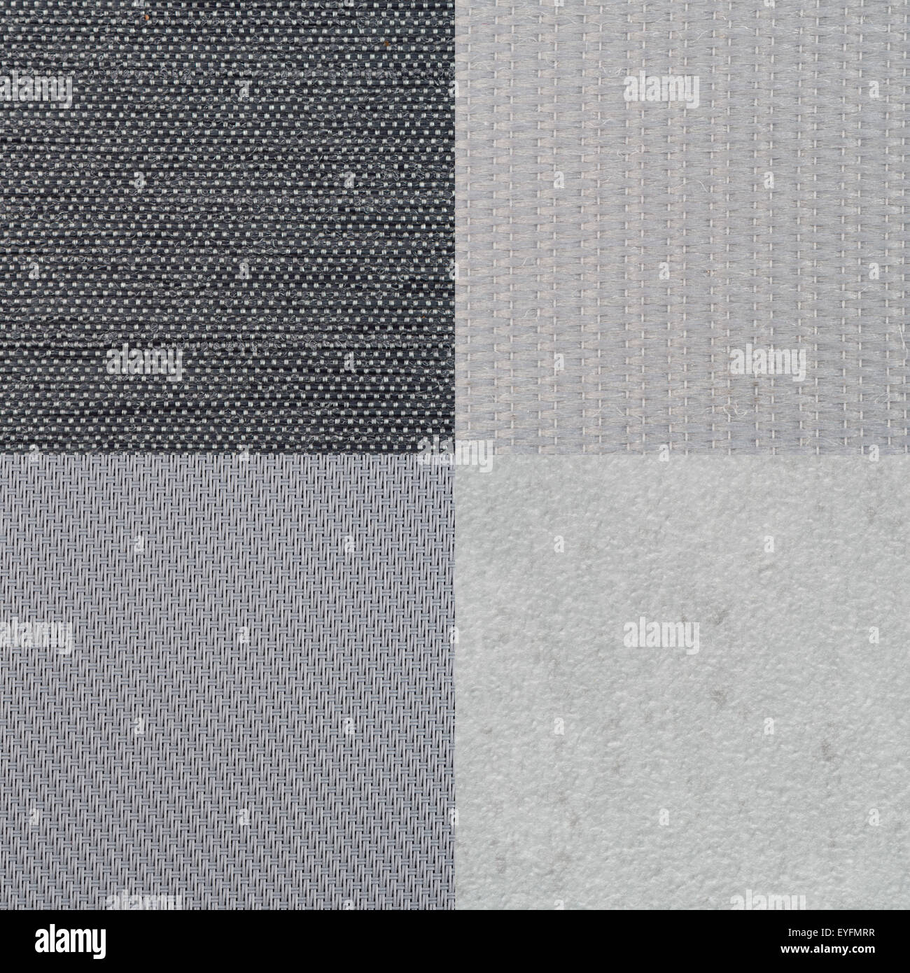 Set of grey vinyl samples, texture background Stock Photo - Alamy