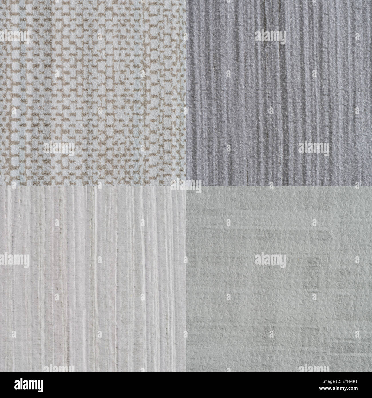 Set of grey vinyl samples, texture background Stock Photo - Alamy