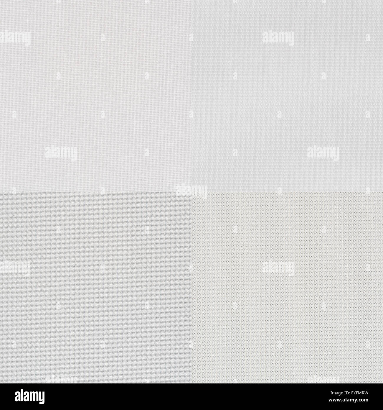 Set of white vinyl samples, texture background Stock Photo - Alamy