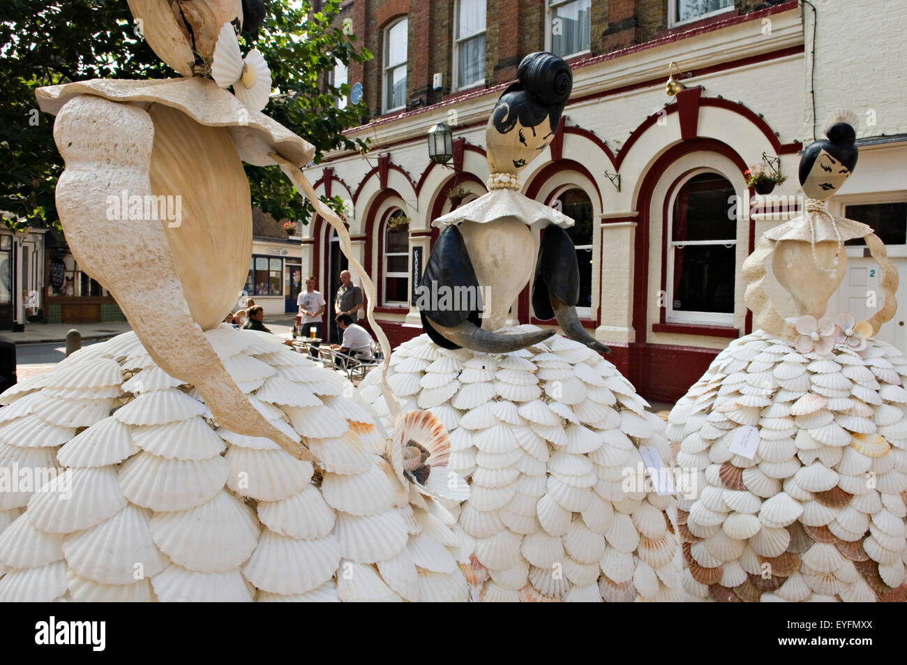 The Shell Ladies; Margate, Thanet, Kent, England Stock Photo - Alamy