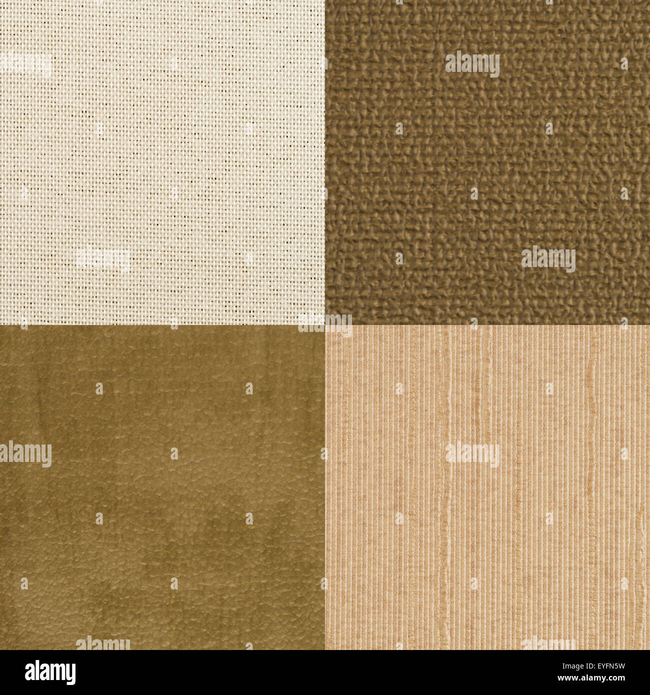 Set of brown vinyl samples, texture background Stock Photo - Alamy