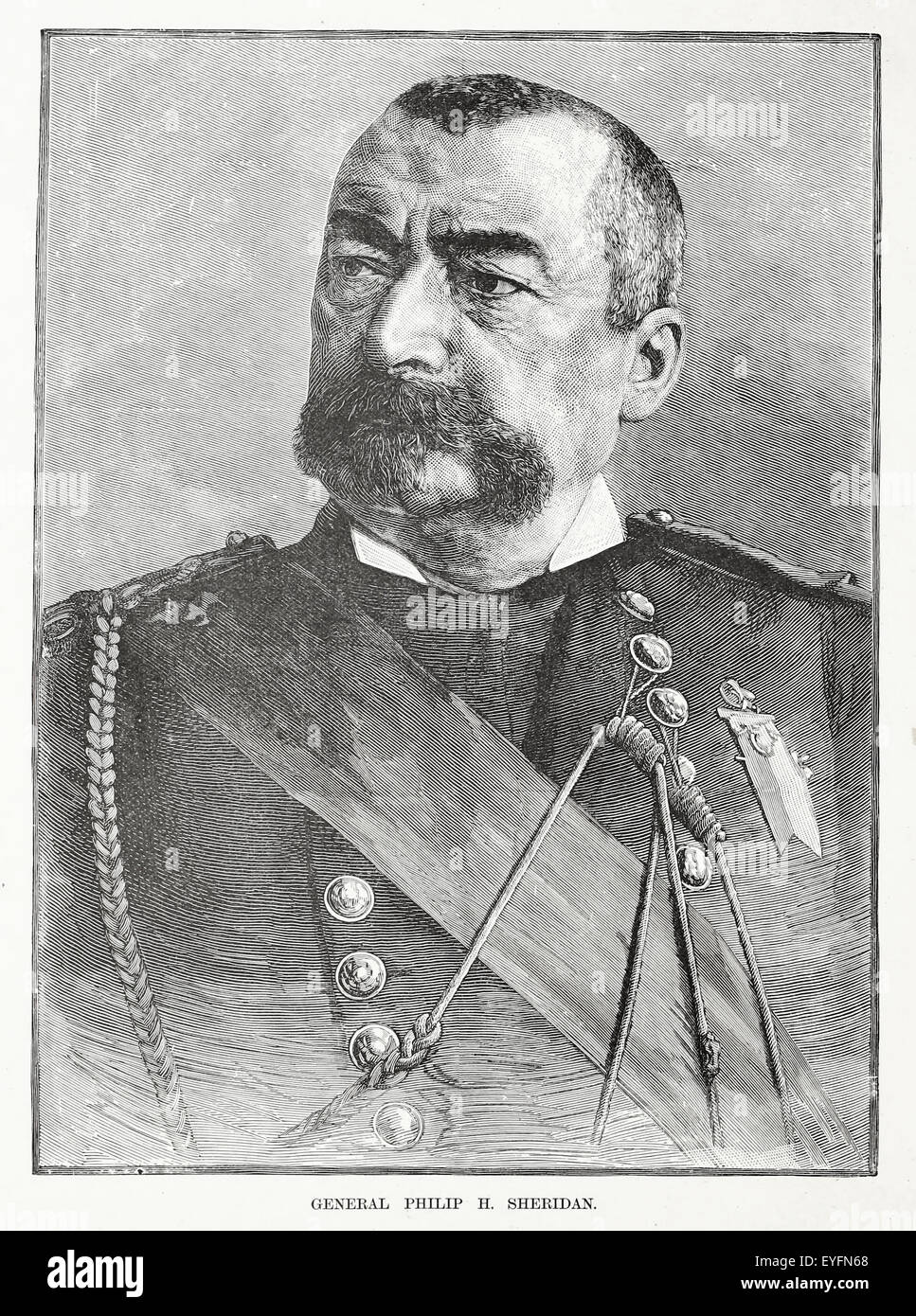 General Philip Sheridan - Union Army - USA Civil War Stock Photo - Alamy