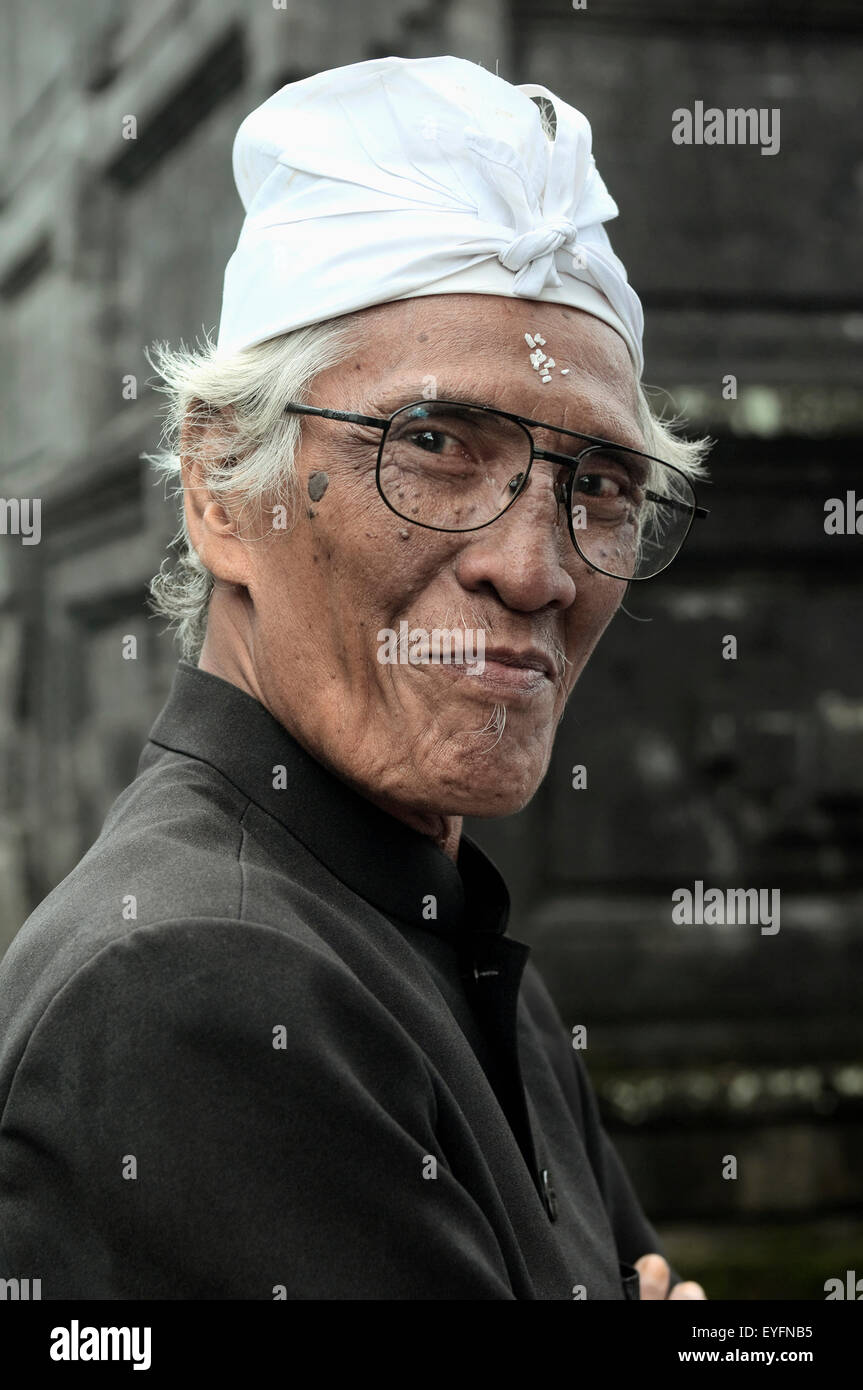 Portrait of an Indonesian man; Bali Stock Photo - Alamy
