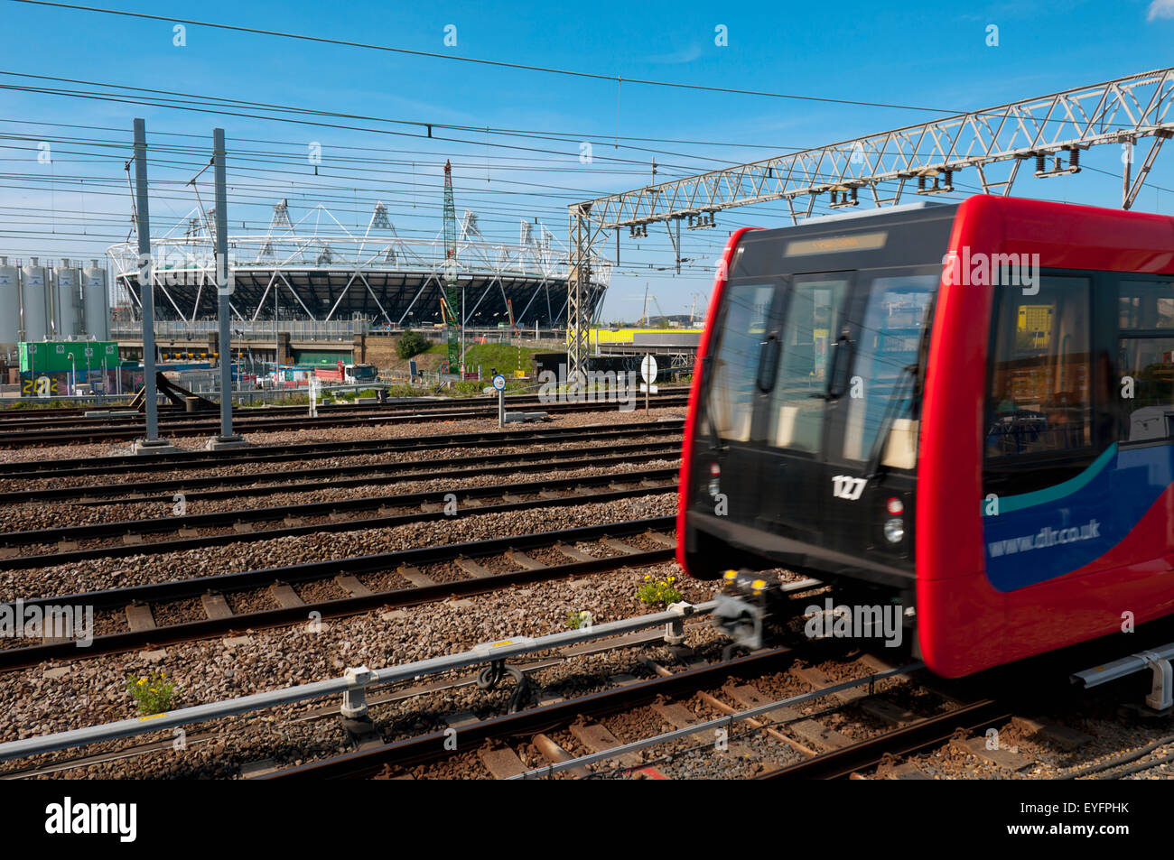 Stratford dlr train hi-res stock photography and images - Alamy