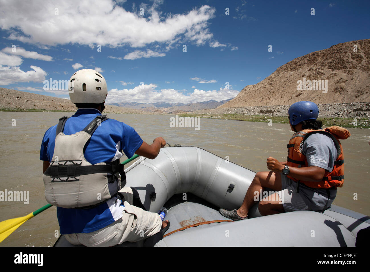 India, Ladakh, Rafting on Indus river; Indus Valley Stock Photo - Alamy