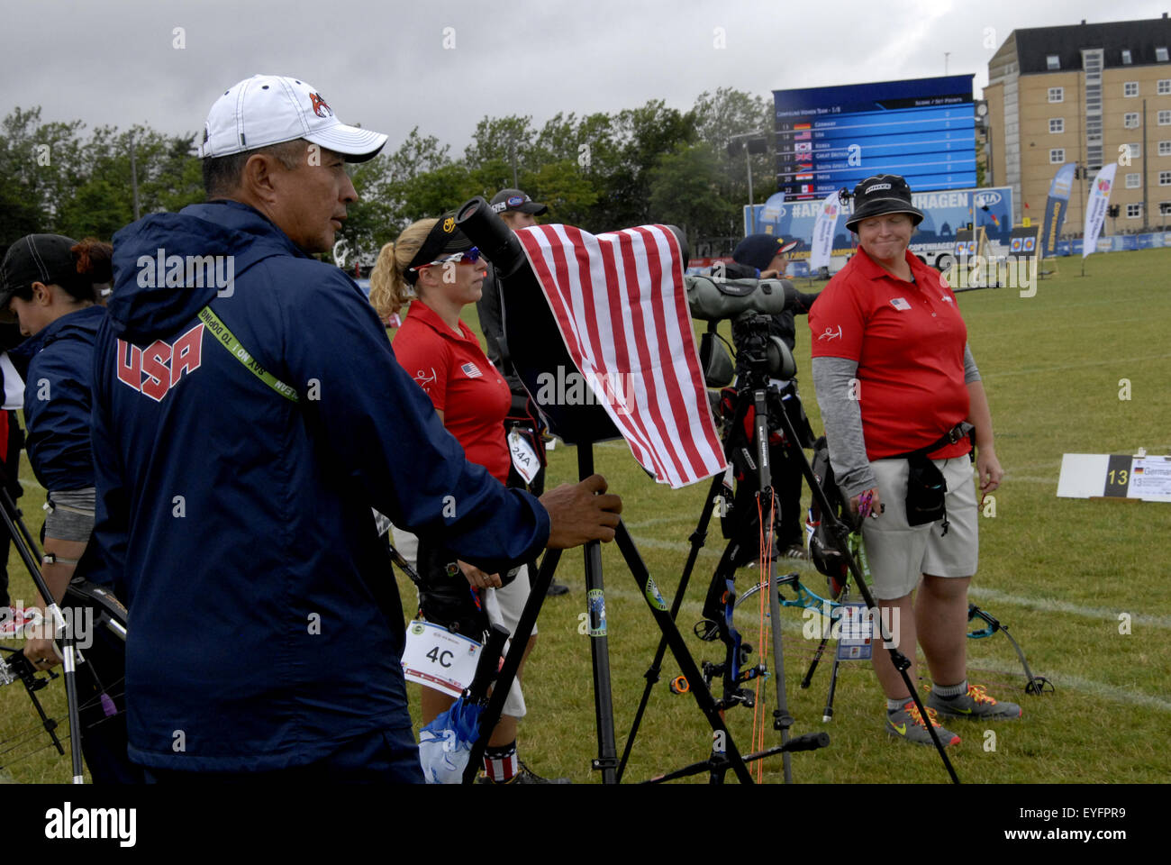 Copenhagen, Denmark. 28th July, 2015. Sports life at World Archery ...