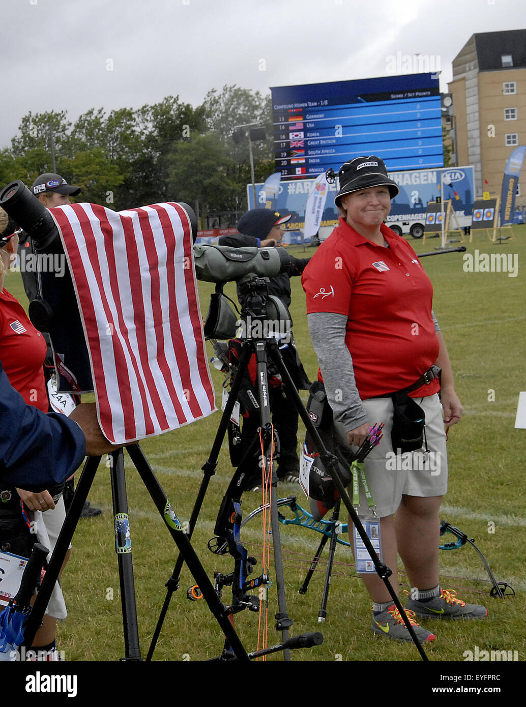 Copenhagen, Denmark. 28th July, 2015. Sports life at World Archery ...