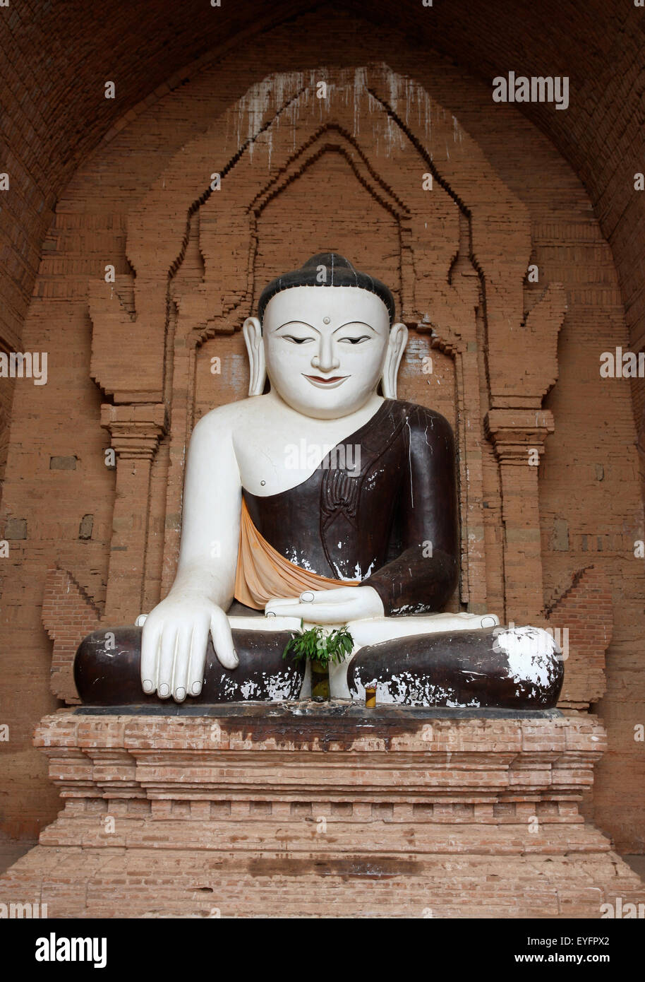 Burma/Myanmar, Sculpture of Buddha in Pagoda; Bagan Stock Photo - Alamy