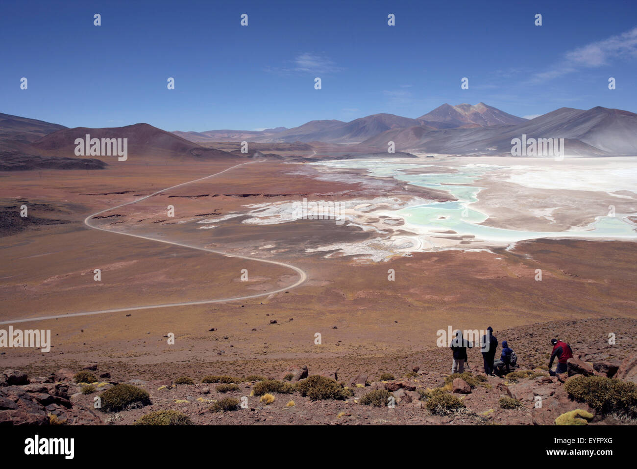 Landscape of Andes; Chile Stock Photo - Alamy