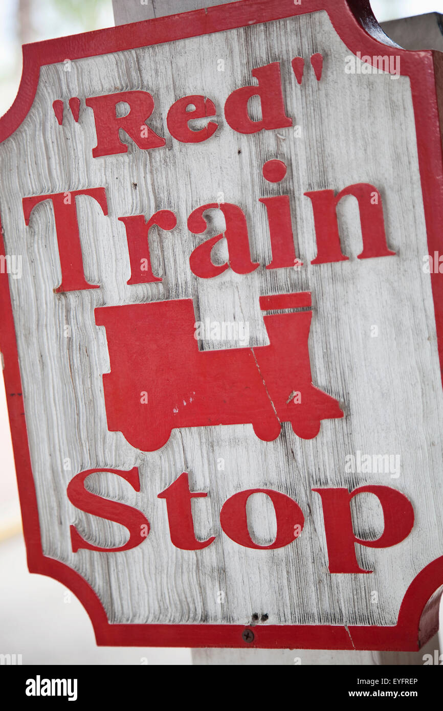 Trolley sign hi-res stock photography and images - Alamy