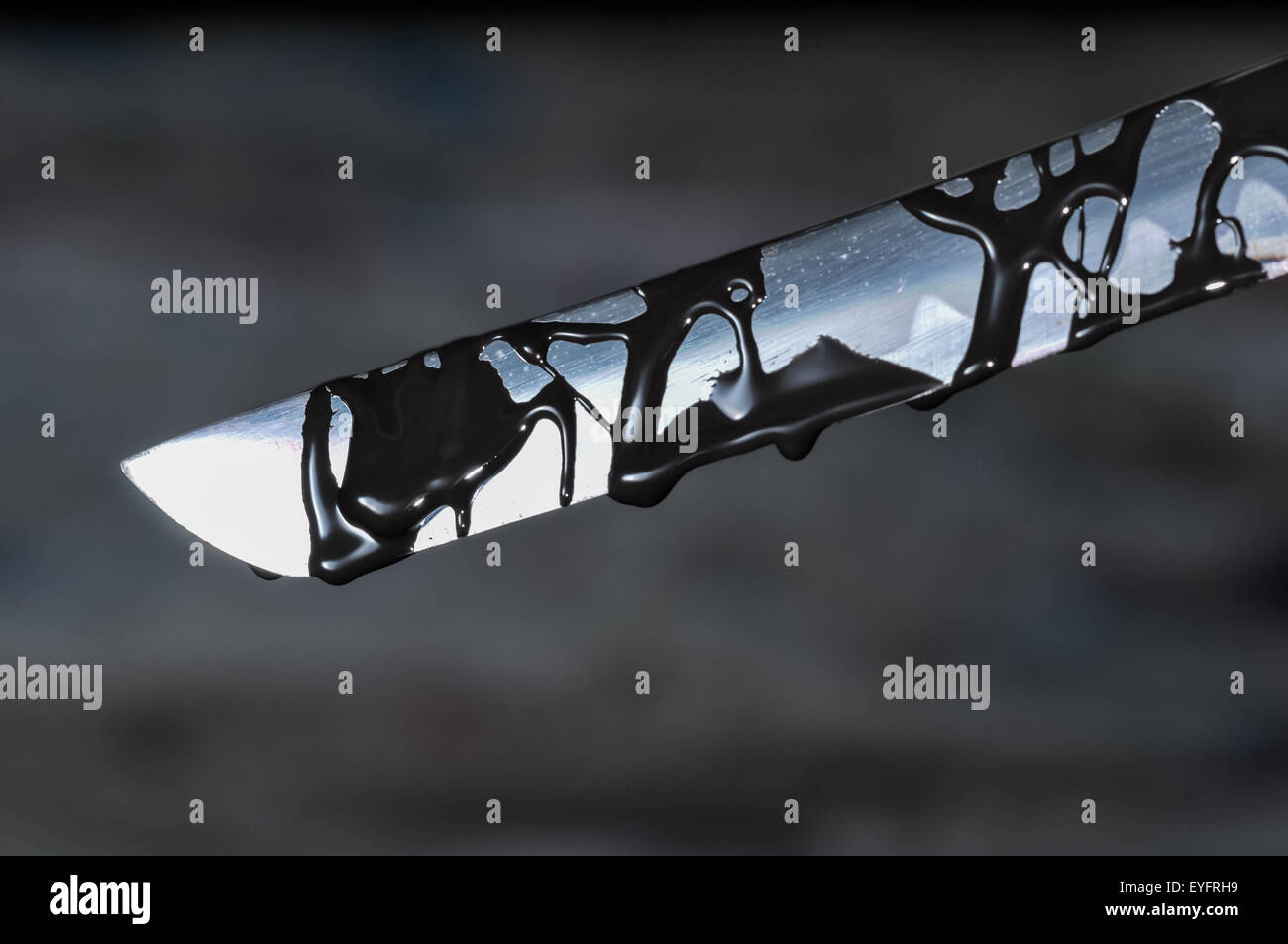 Sharp Katana Sword Blade Stock Photo - Alamy