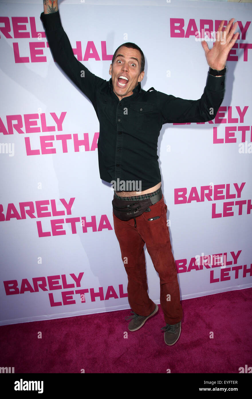 Premiere of DirecTV's 'Barely Lethal' at ArcLight Hollywood - Arrivals Featuring: Steve-O Where ...