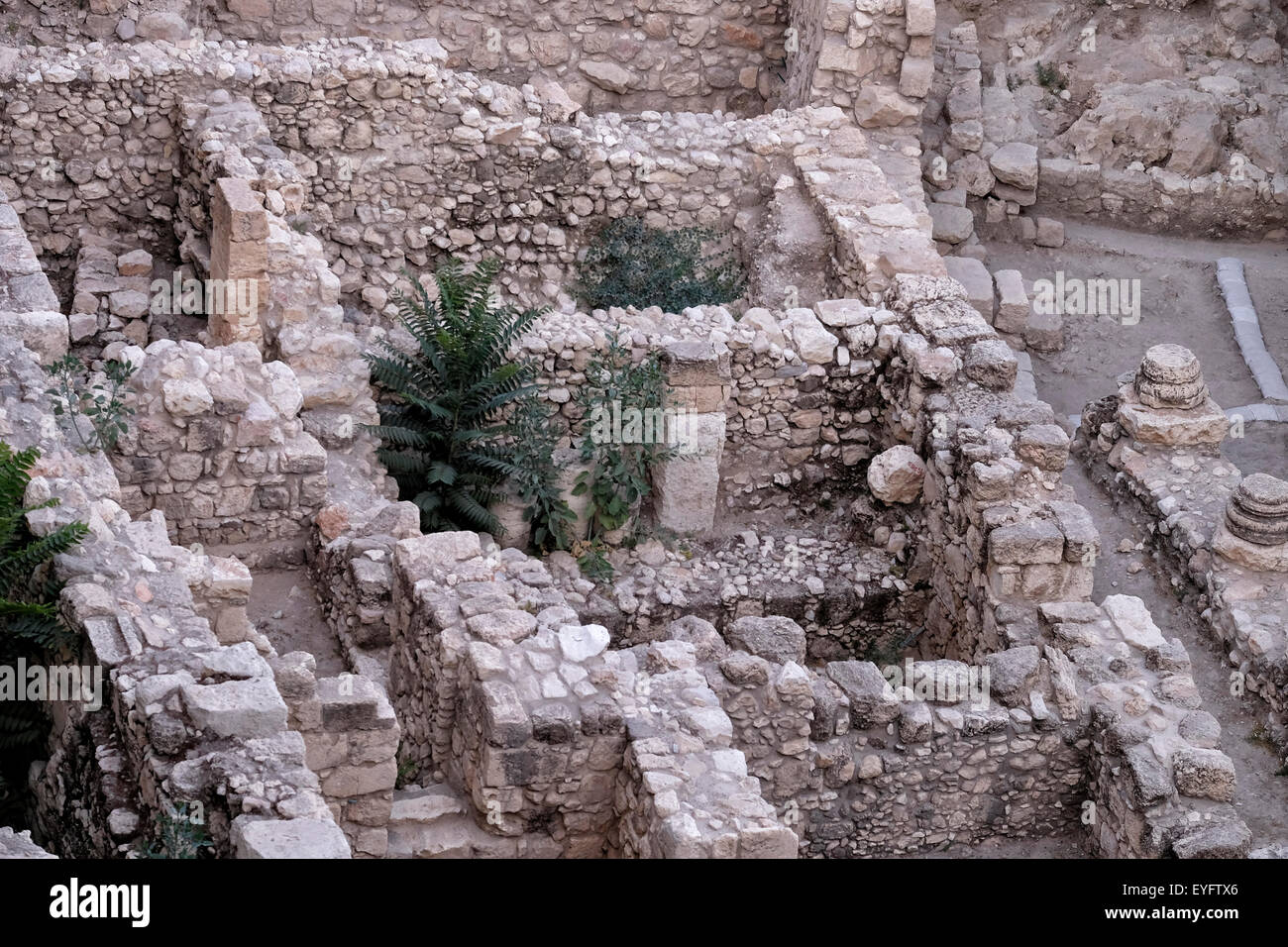 Ir David or City of David an archaeological site which is speculated to ...