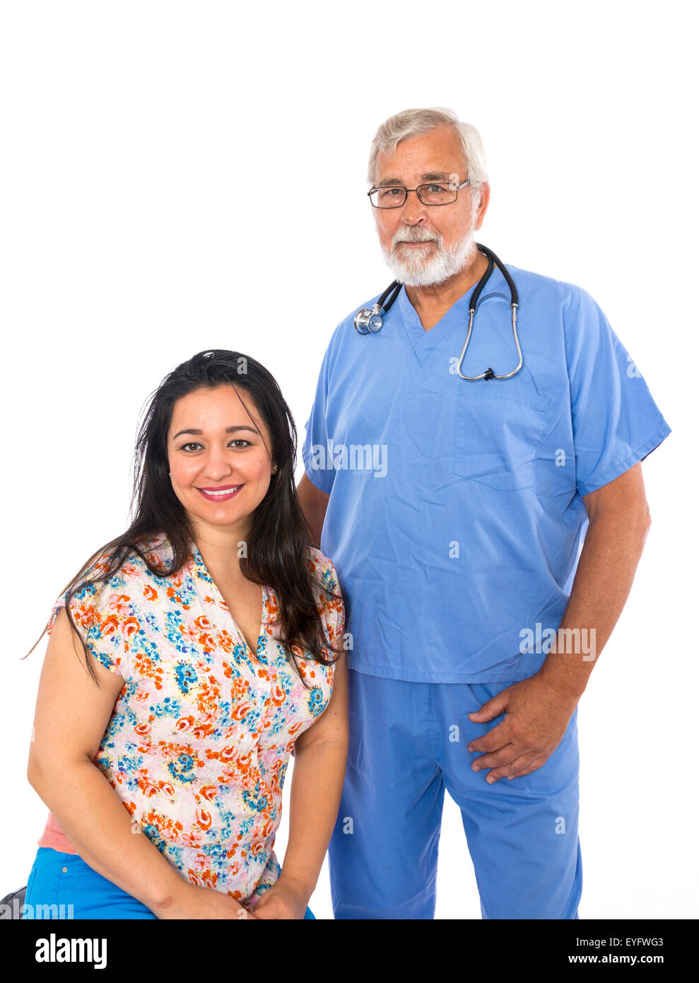 Doctor patient young female medical hi-res stock photography and images ...