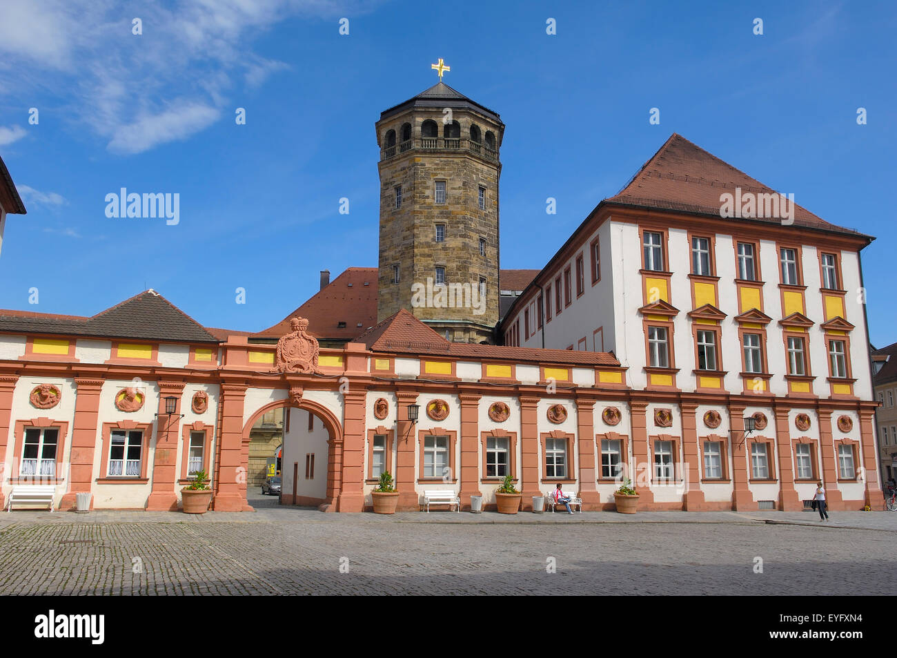 Bayreuth, Altes Schloss, Old Castle, Maximilian street, Upper Franconia ...