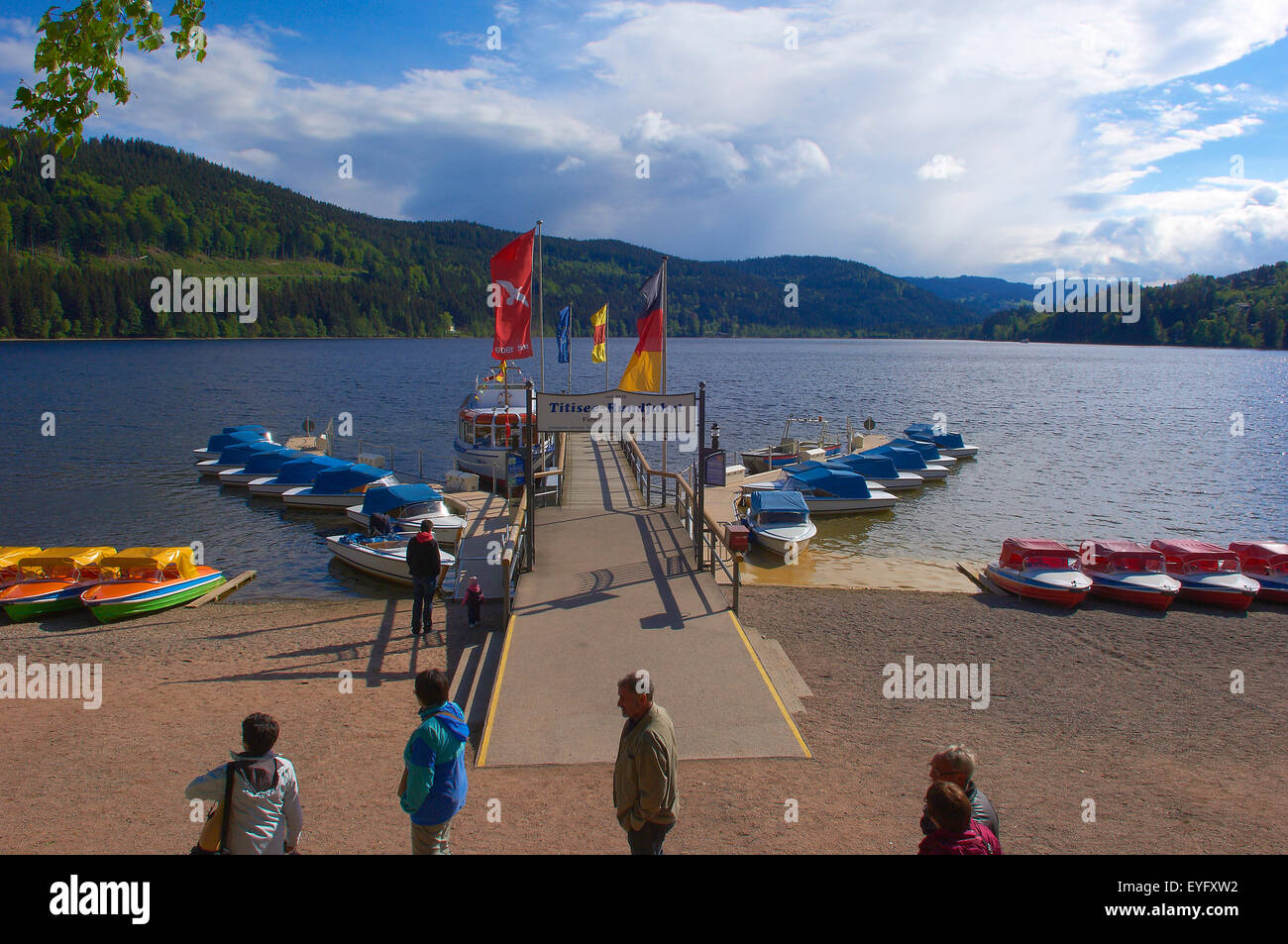 Titisee Lake, Black Forest, Schwarzwald, Baden Wurttemberg, Germany ...