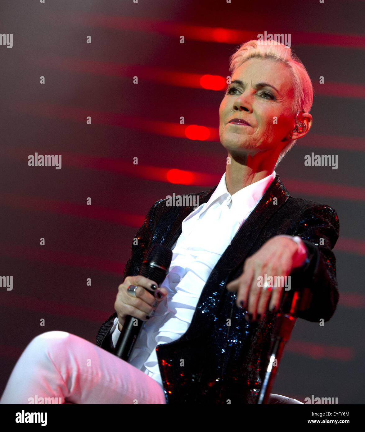 Swedish band Roxette perform a sold out show at the Heineken Music Hall ...