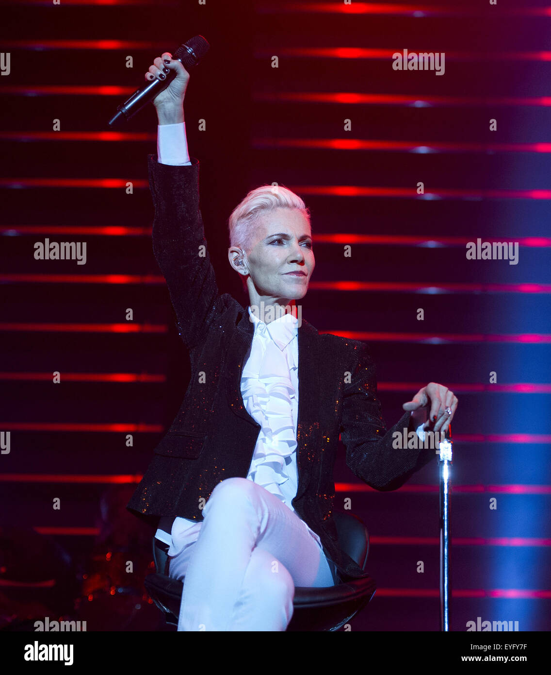 Swedish band Roxette perform a sold out show at the Heineken Music Hall ...