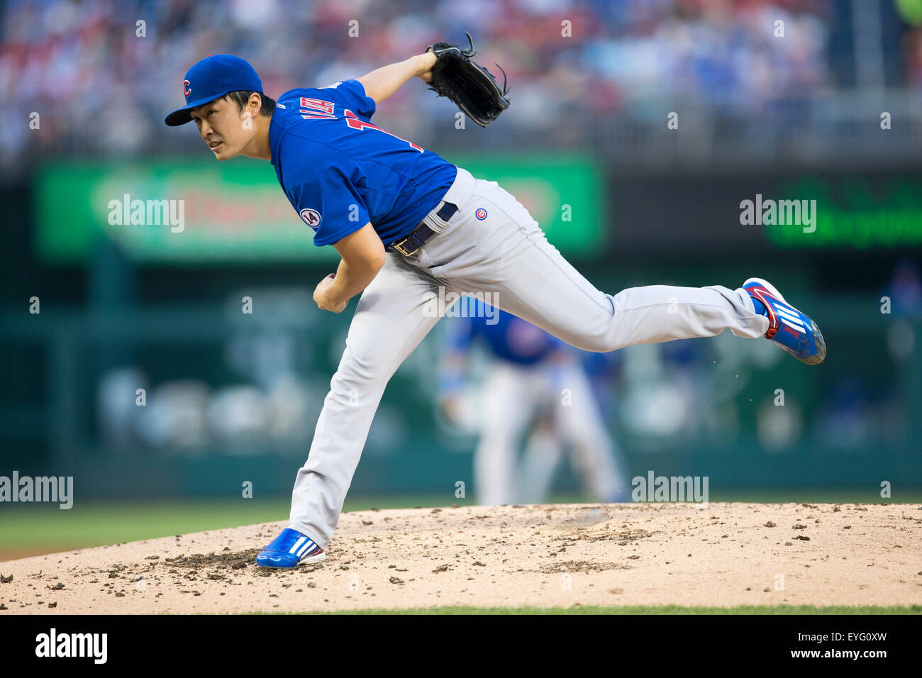 Washington, DC, USA. 5th June, 2015. Tsuyoshi Wada (Cubs) MLB ...