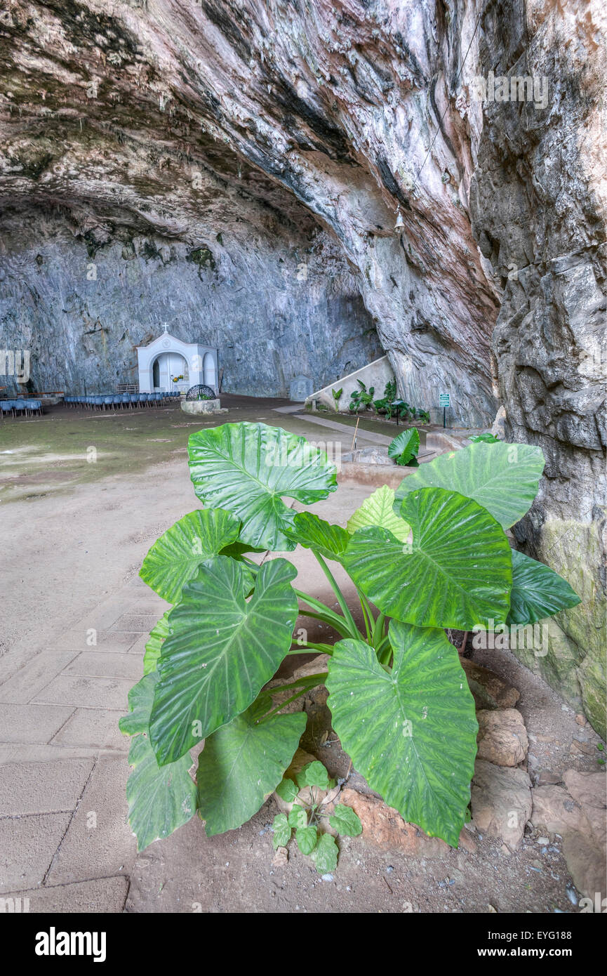 Italy Calabria Praia a Mare Diocesan Shrine S. Maria of the Cave Stock ...