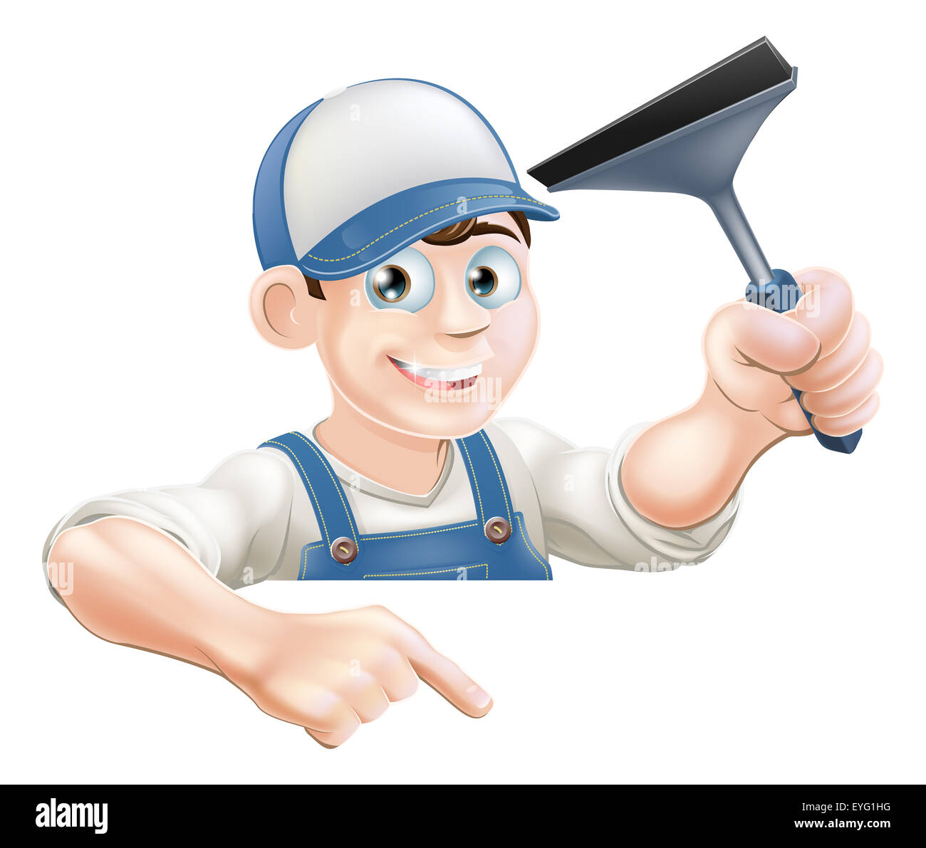 Window Cleaner Cartoon Stock Photos & Window Cleaner Cartoon Stock ...