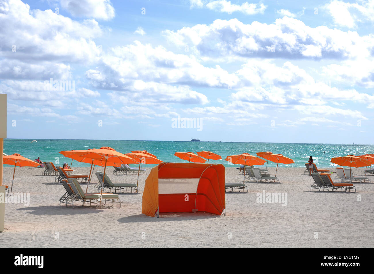 Miami Beach Florida Sunshine State South Beach Stock Photo - Alamy