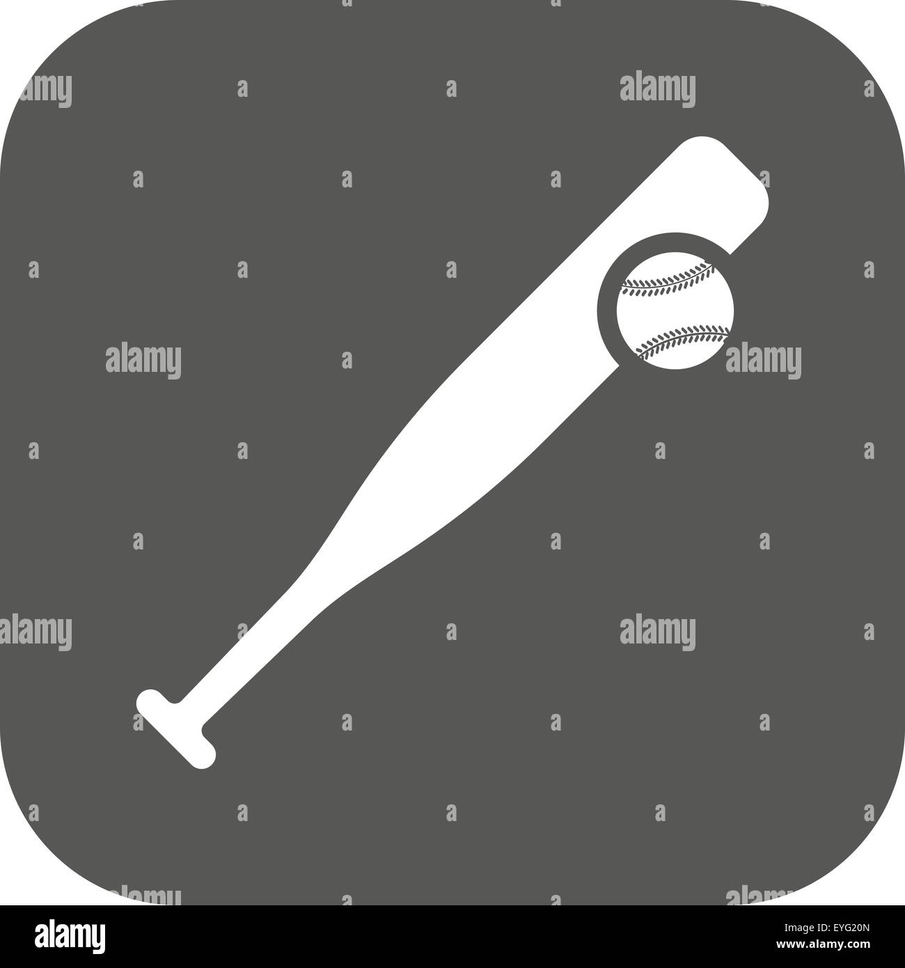Baseball icon. Game symbol. Flat Stock Vector Image & Art - Alamy