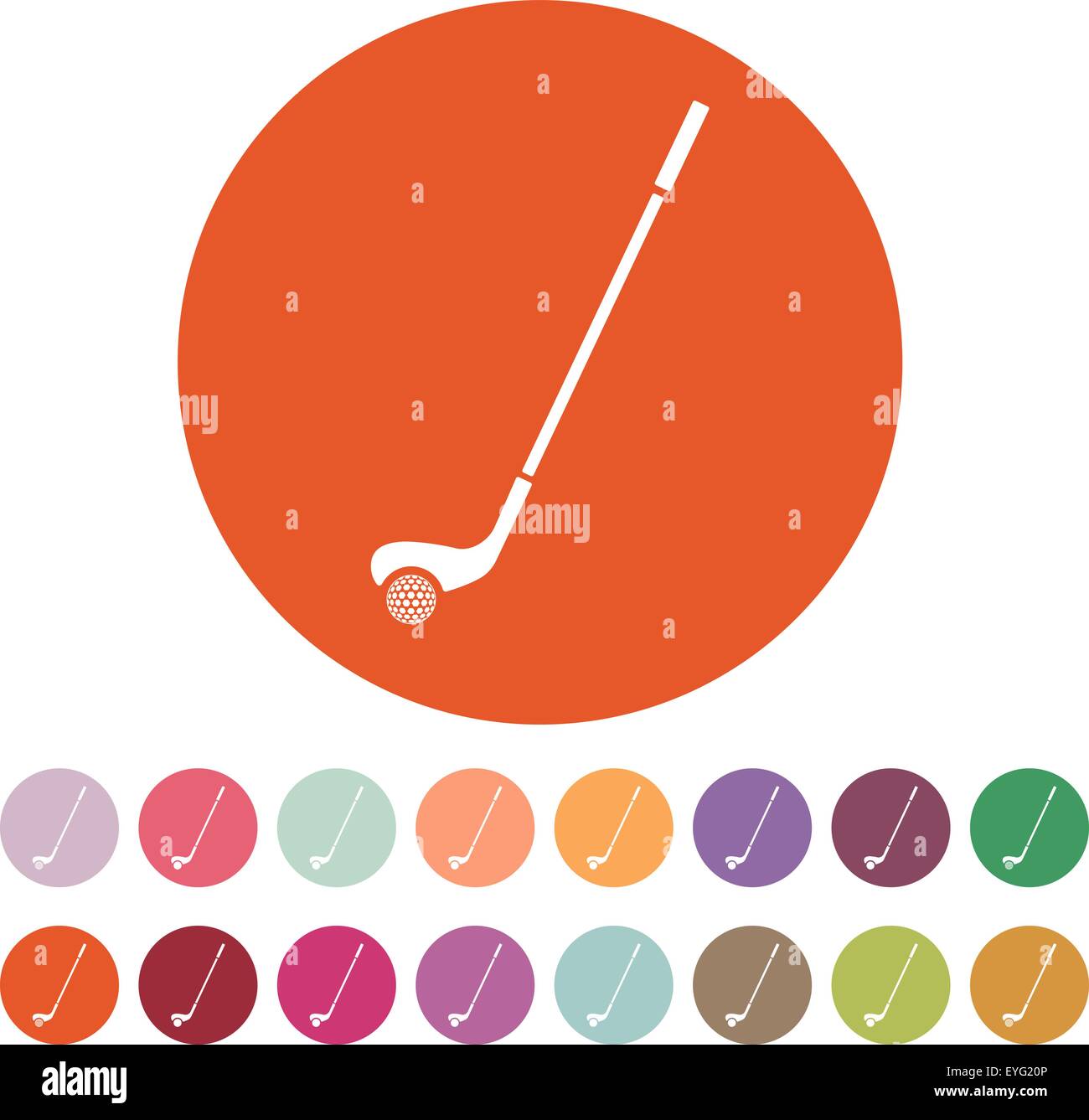 Golf icon. Game symbol. Flat Stock Vector Image & Art - Alamy