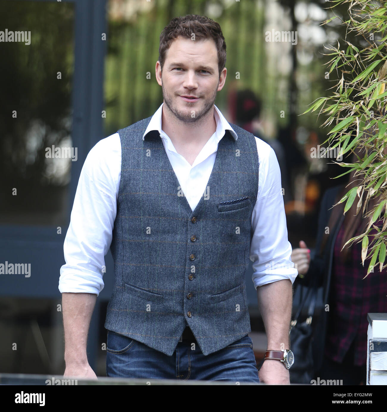 Chris Pratt outside the ITV Studios Featuring: Chris Pratt Where ...