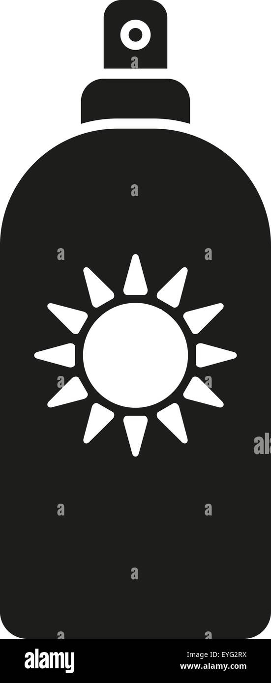 The sun cream icon. Sunscreen symbol. Flat Stock Vector Image & Art - Alamy