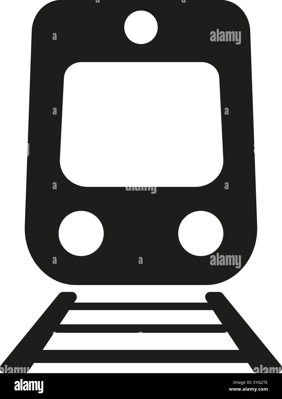 The train icon. Railway symbol. Flat Stock Vector Image & Art - Alamy