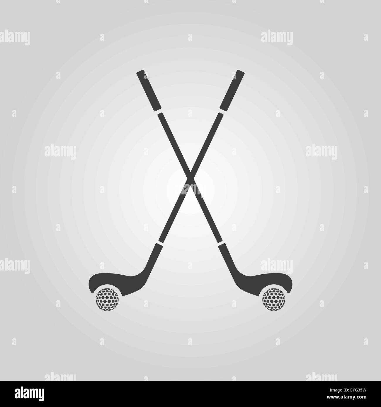 The golf icon. Sport symbol. Flat Stock Vector Image & Art - Alamy