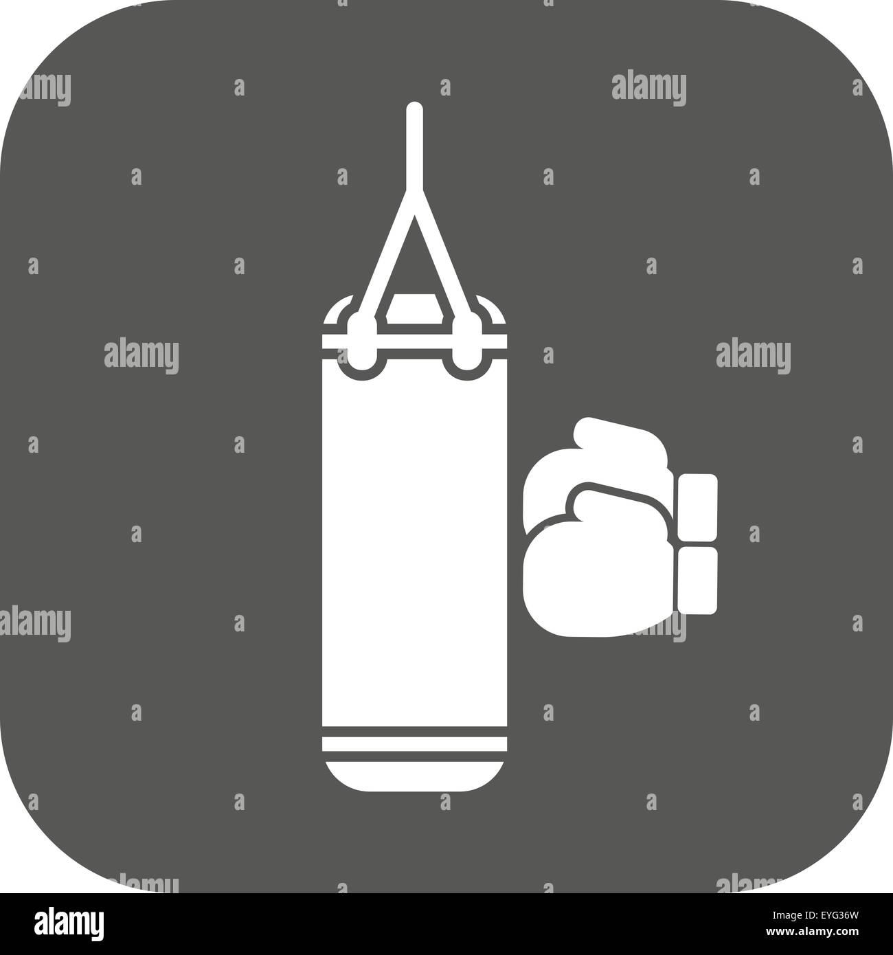 Boxing pictogram hi-res stock photography and images - Alamy