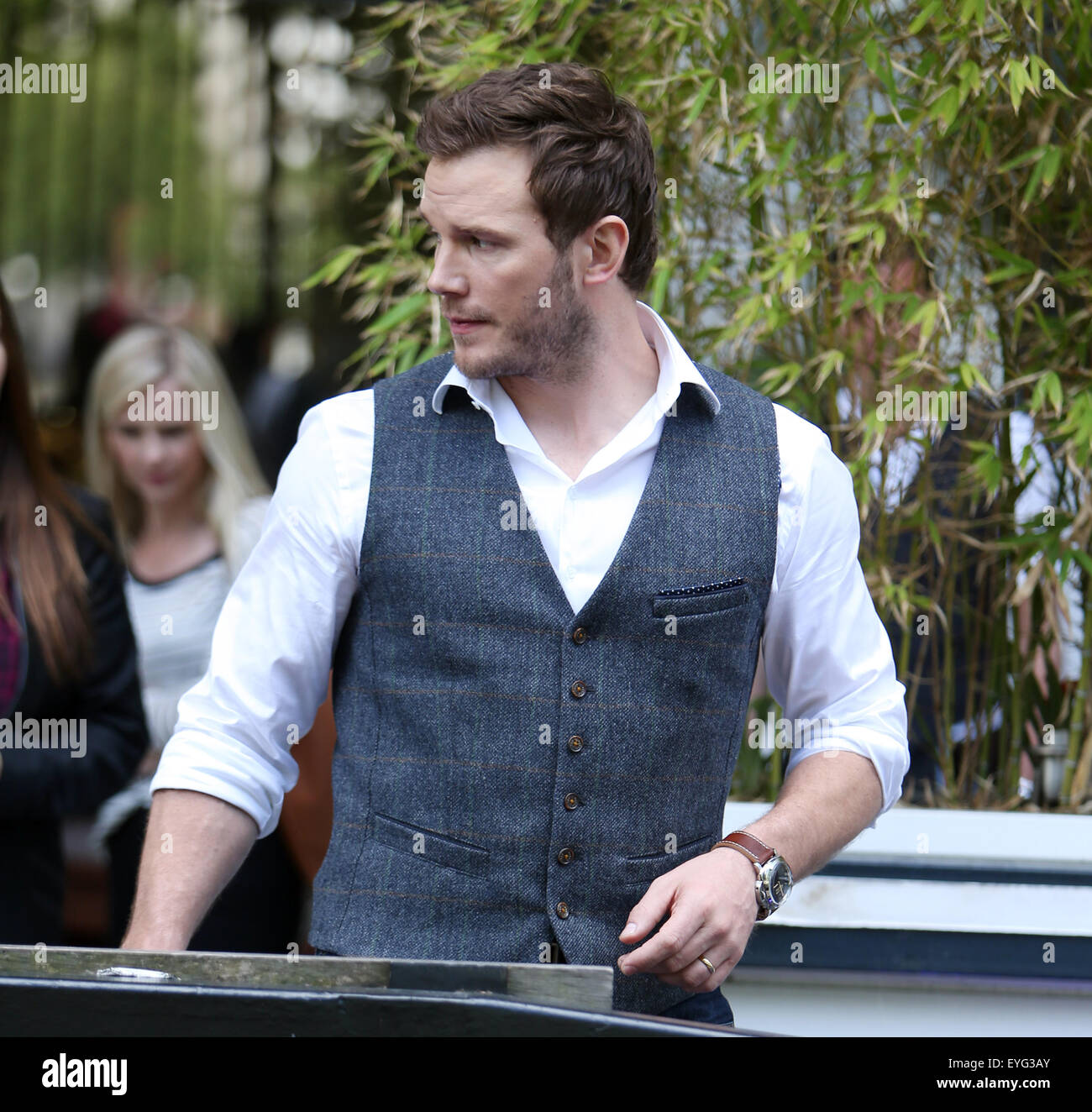 Chris Pratt outside the ITV Studios Featuring: Chris Pratt Where ...