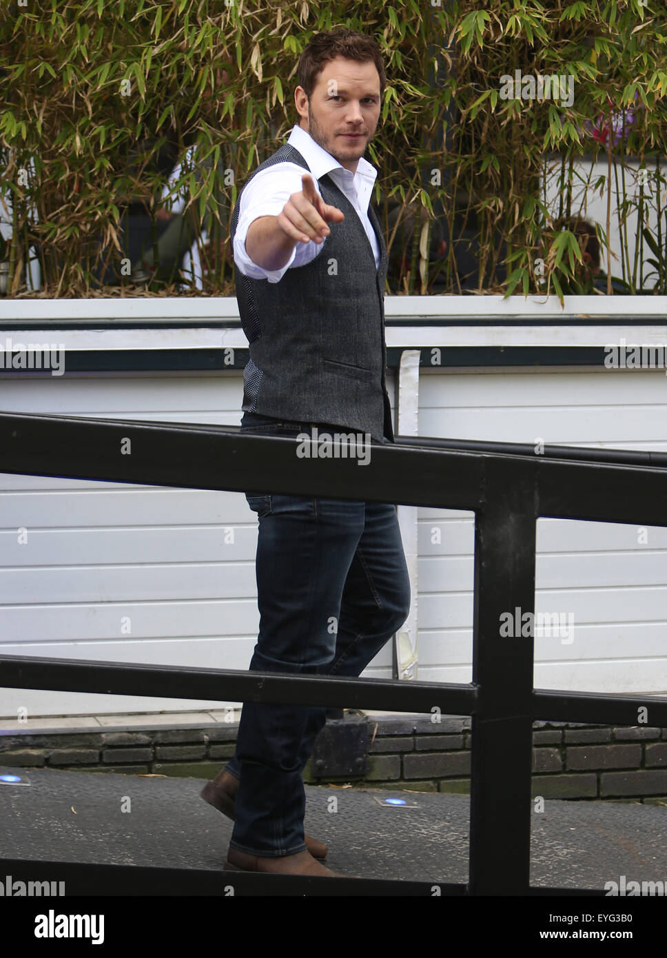 Chris Pratt outside the ITV Studios Featuring: Chris Pratt Where ...