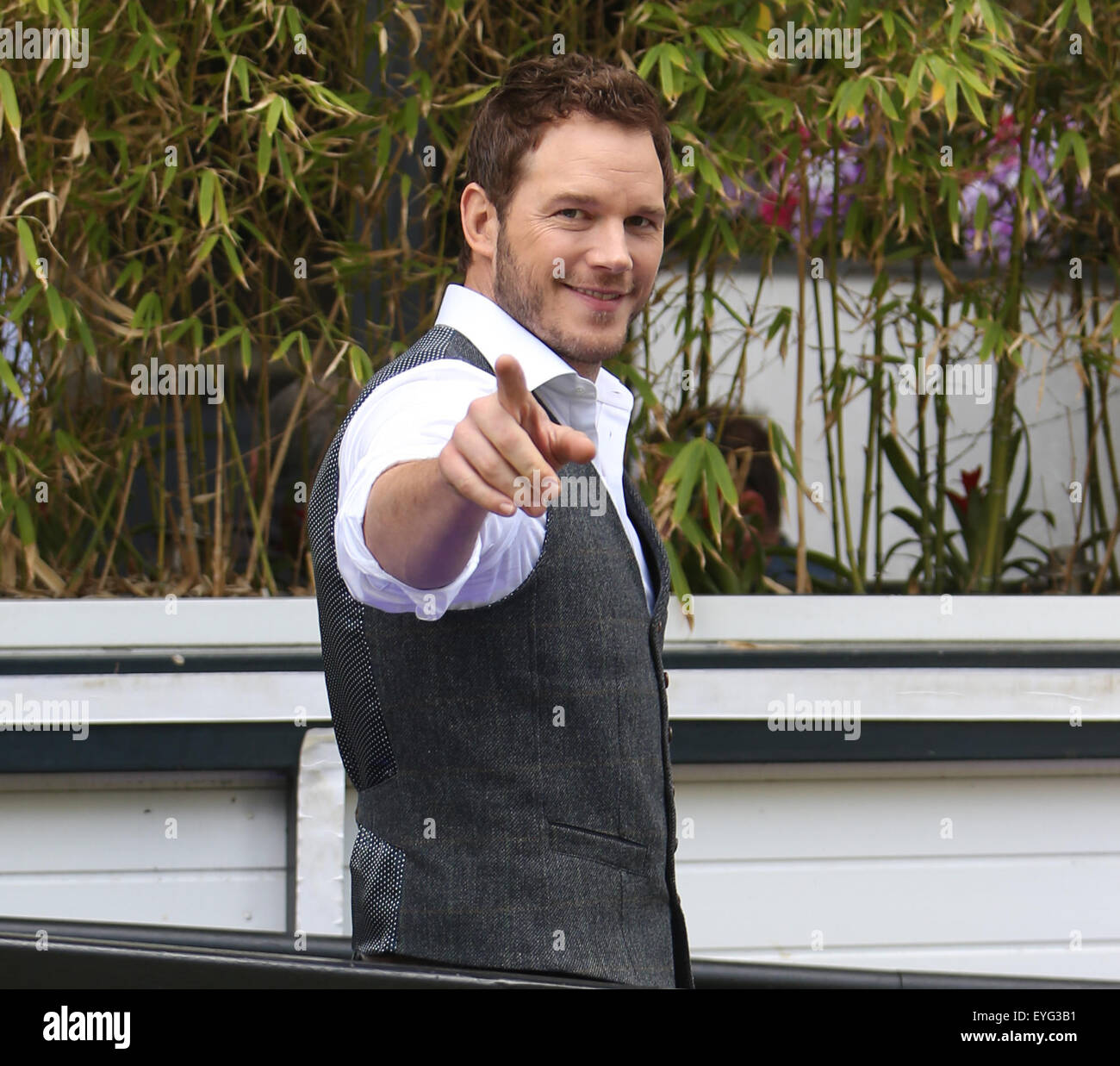 Chris Pratt outside the ITV Studios Featuring: Chris Pratt Where ...