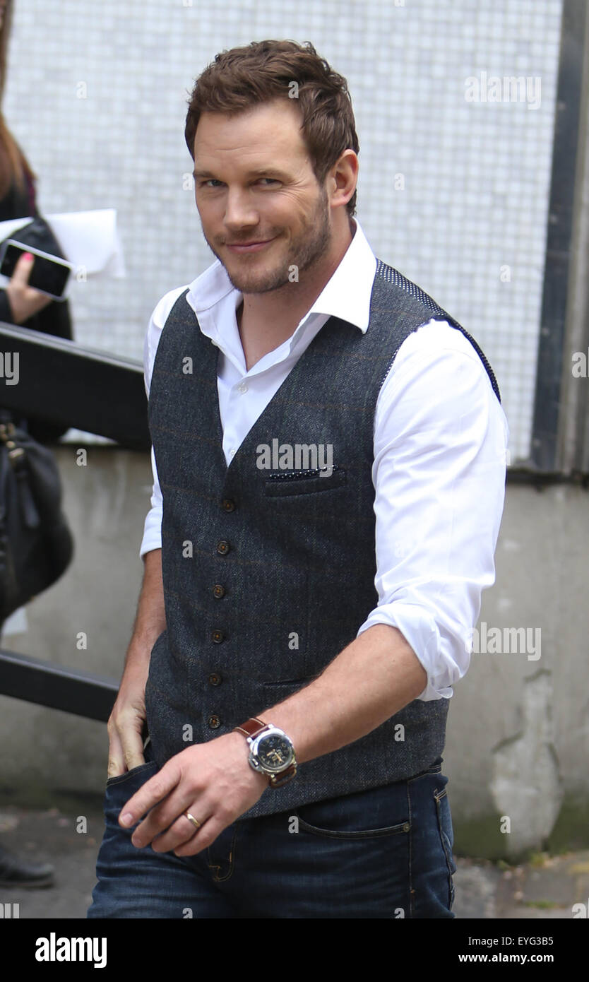 Chris Pratt outside the ITV Studios Featuring: Chris Pratt Where ...
