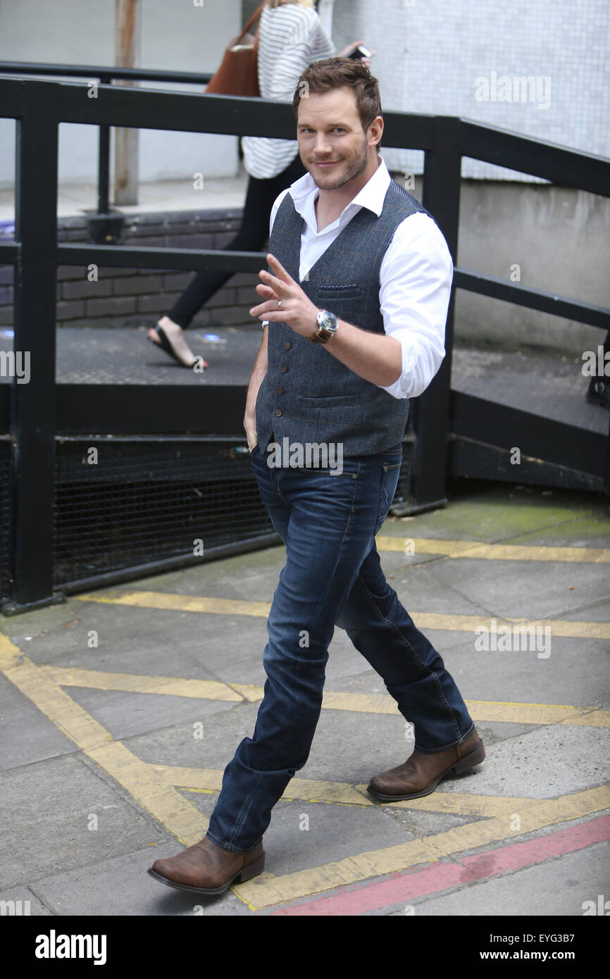 Chris Pratt outside the ITV Studios Featuring: Chris Pratt Where ...