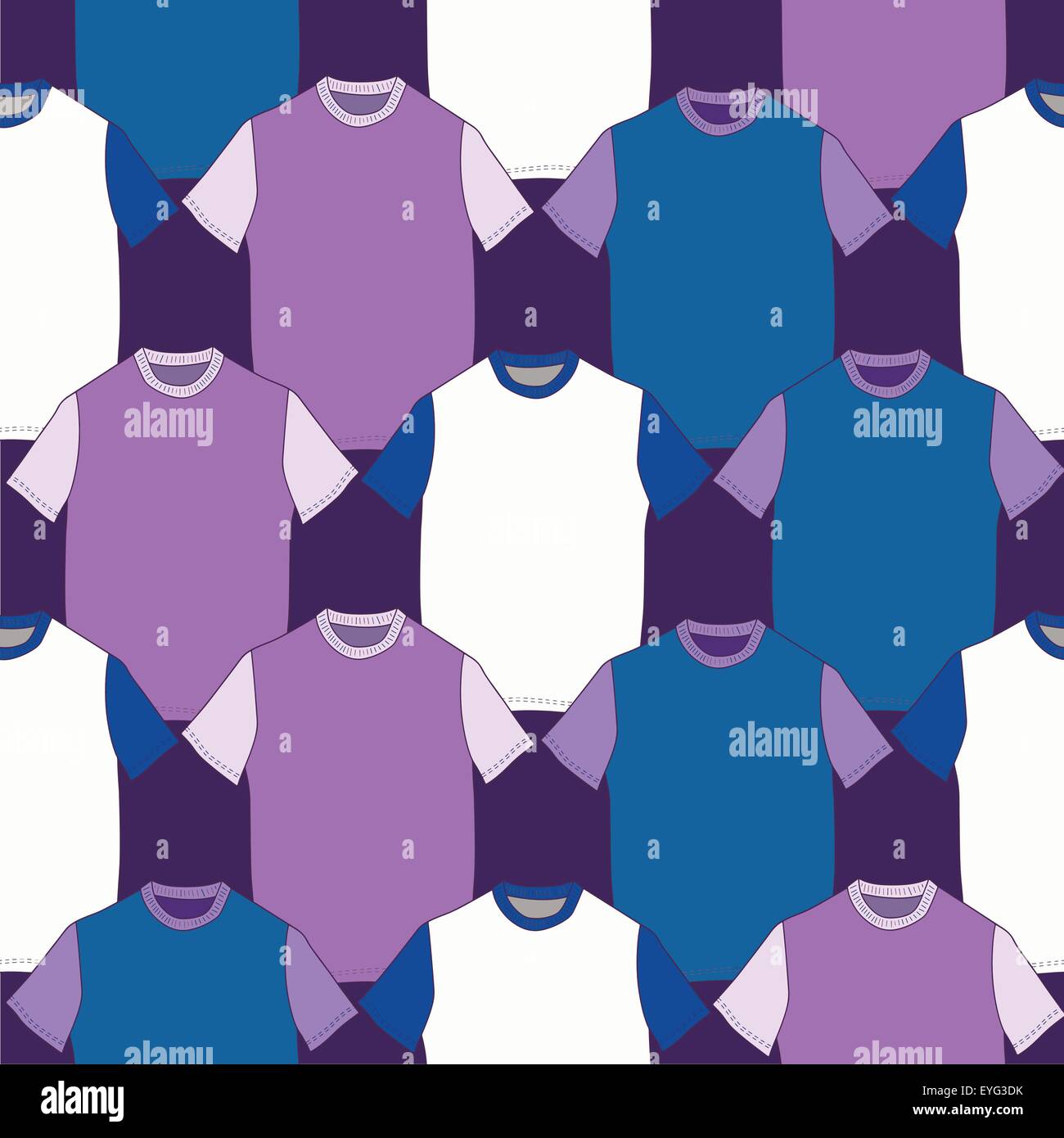 Seamless background with colored T-shirts Stock Vector Image & Art - Alamy